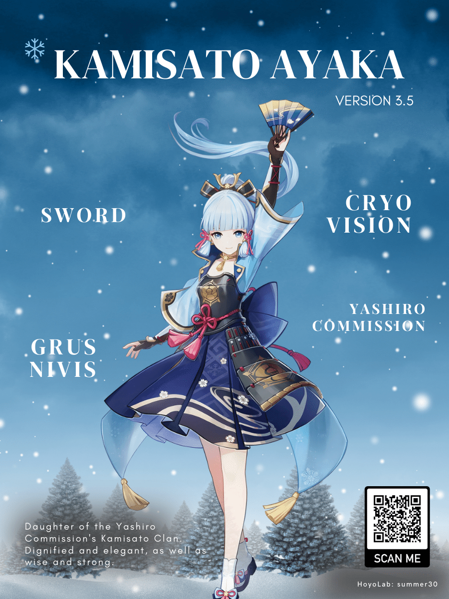 [Version 3.5] Kamisato Ayaka Guide Genshin Impact | HoYoLAB