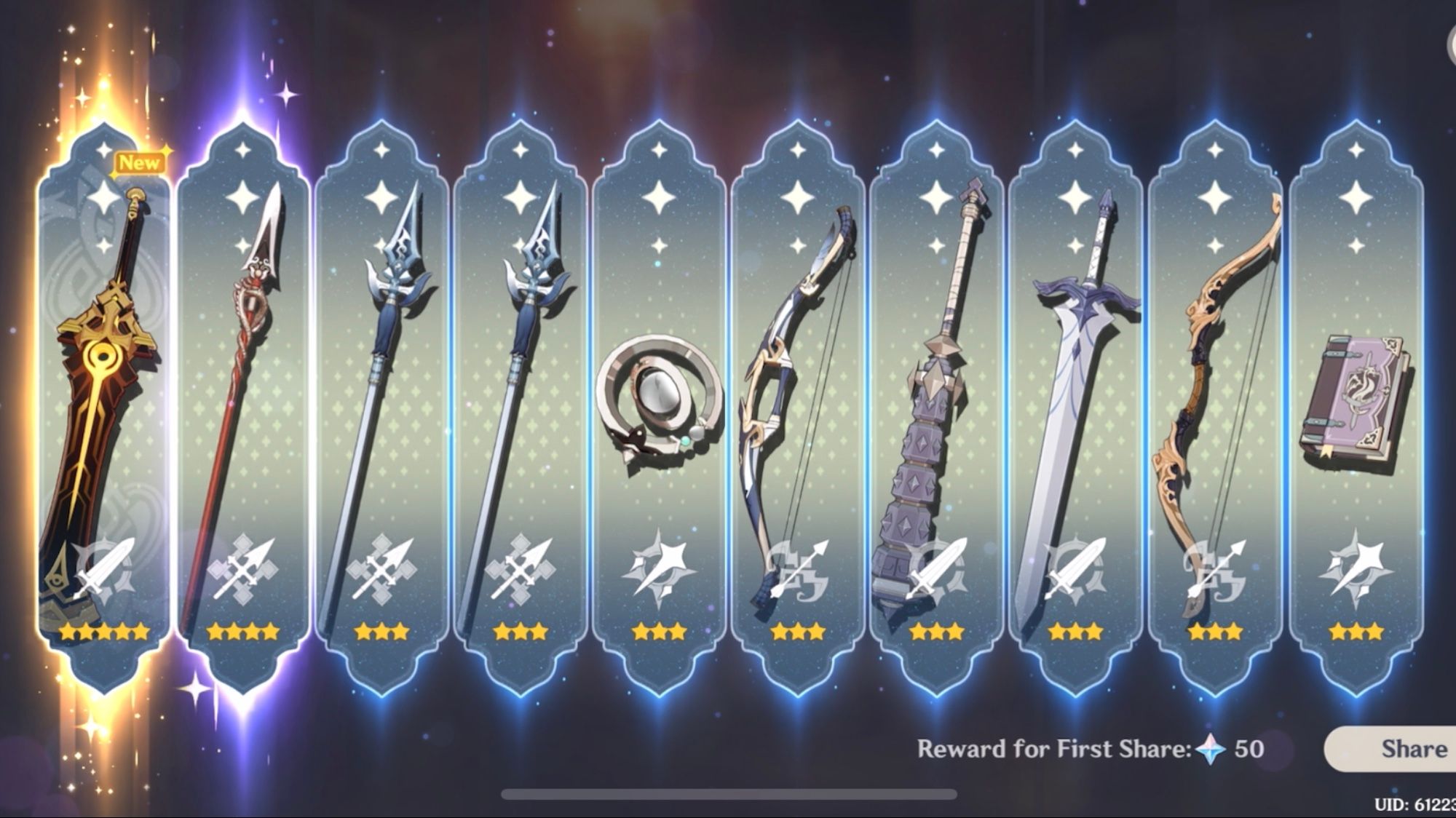 Weapon pull Genshin Impact | HoYoLAB