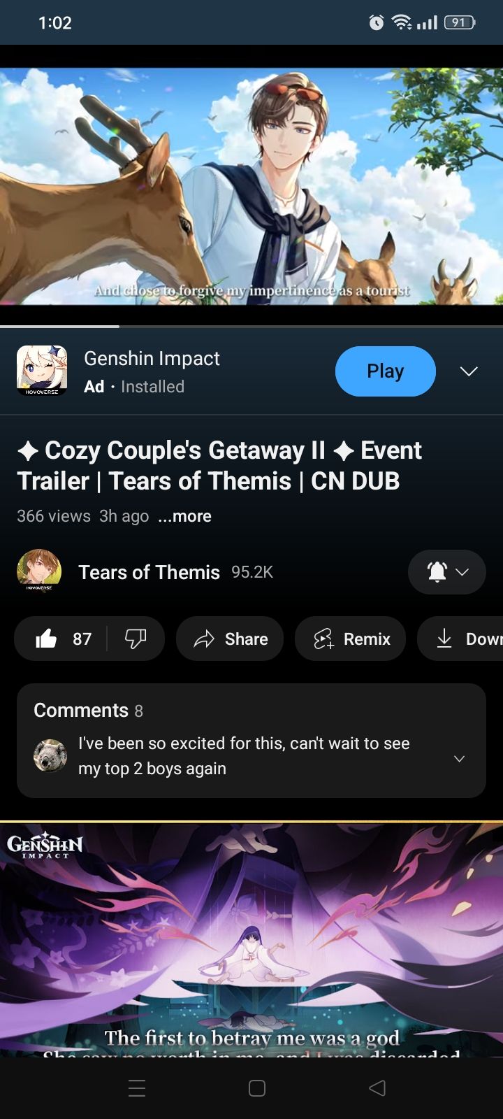 Gosh Dang It Tears Of Themis HoYoLAB