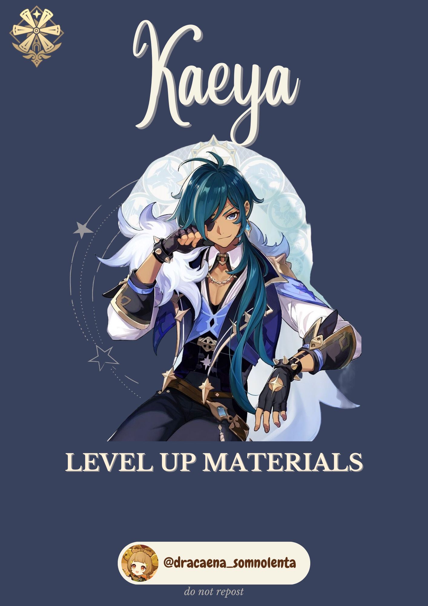 Kaeya Level Up Materials! Genshin Impact | HoYoLAB