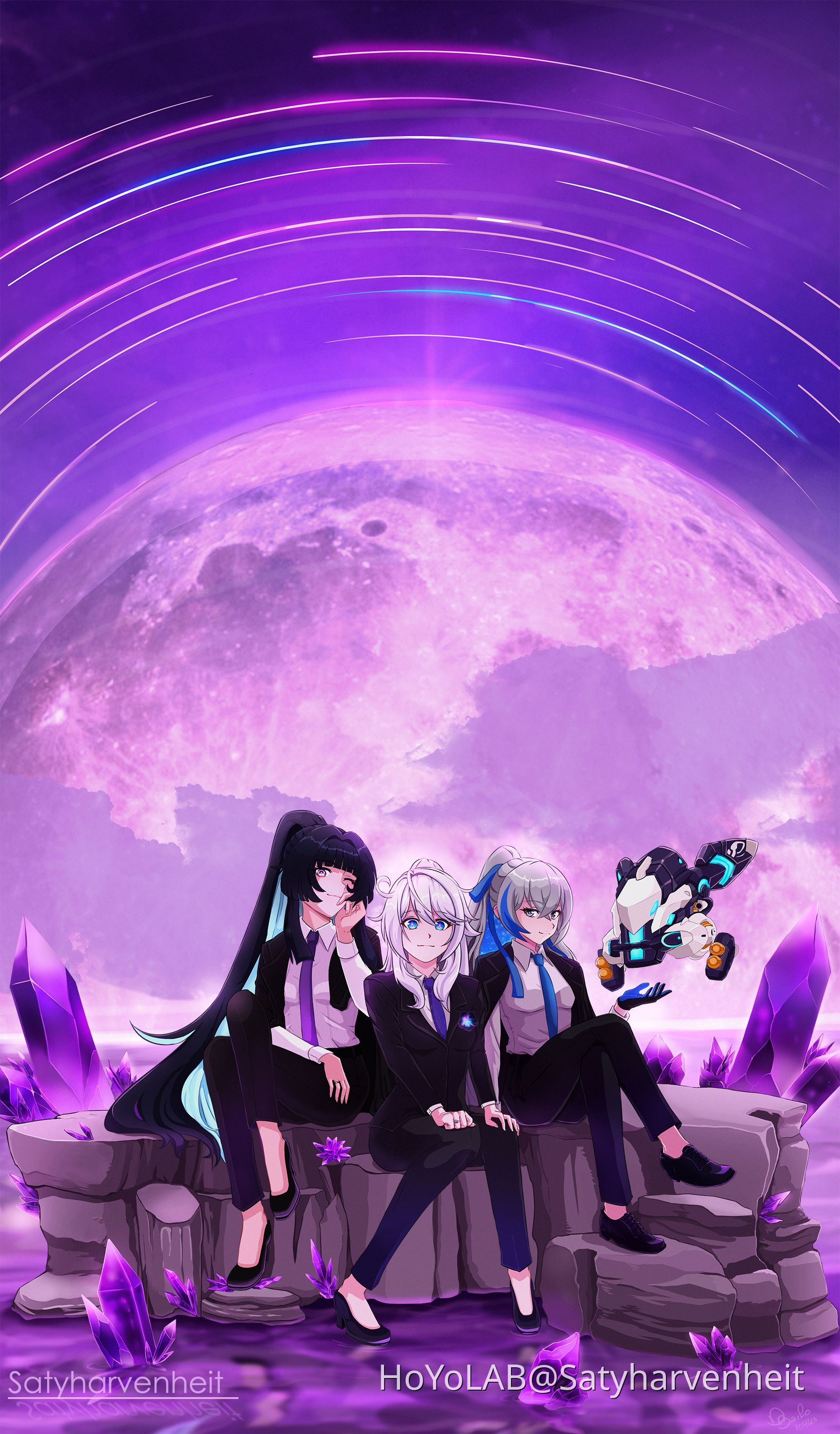 The trio Honkai Impact 3rd | HoYoLAB