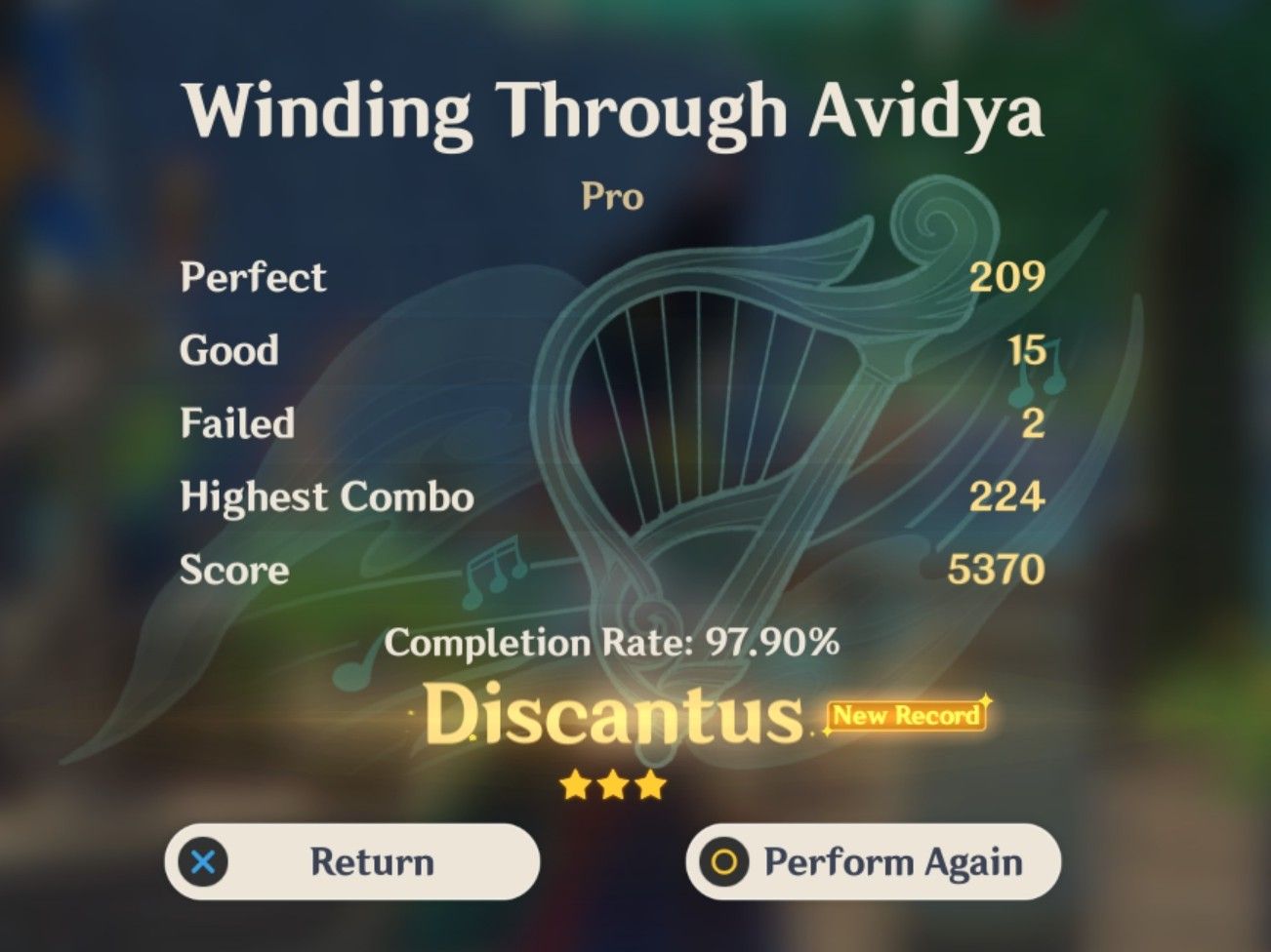 Winding Through Avidya high score Genshin Impact | HoYoLAB