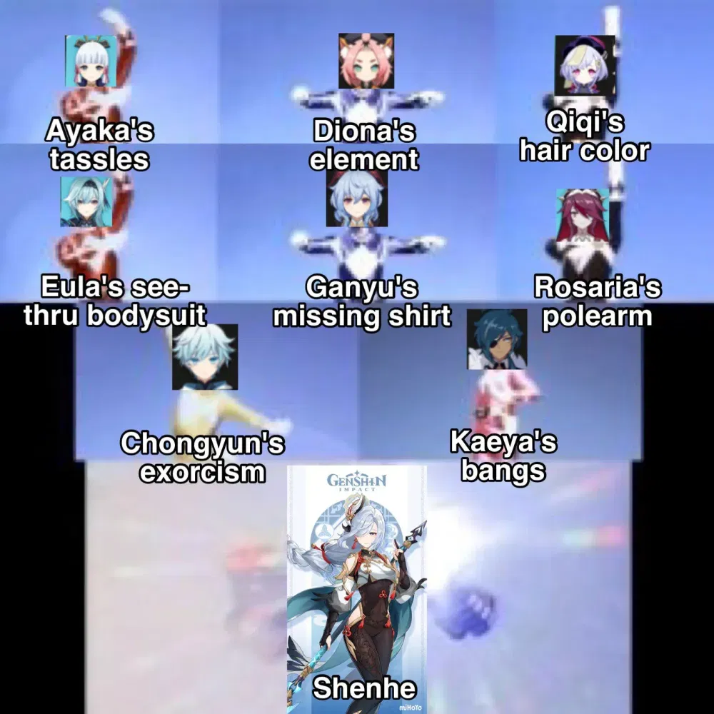 Shenhe memes Genshin Impact | HoYoLAB