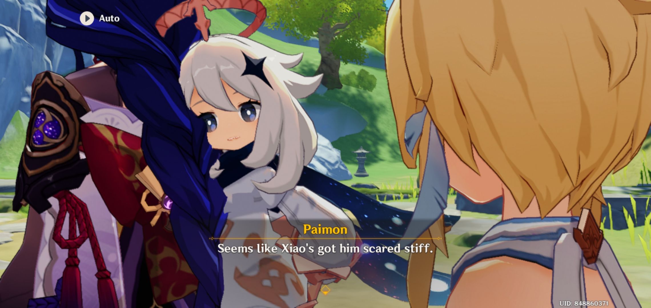 Paimon leans on Ei Genshin Impact | HoYoLAB