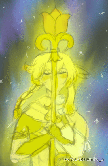 Lumine and Aether fanart Genshin Impact | HoYoLAB