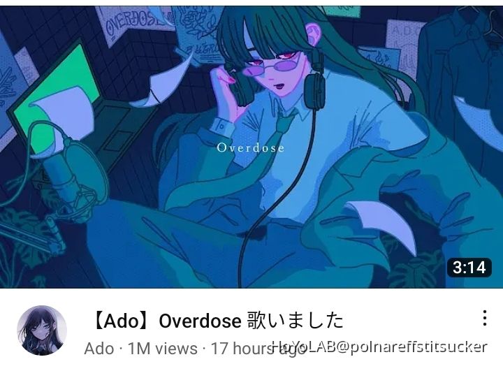 ADO FINALLY COVERED OVERDOSE I'M SO HAPPY JAJAJAJAJAJAH | HoYoLAB