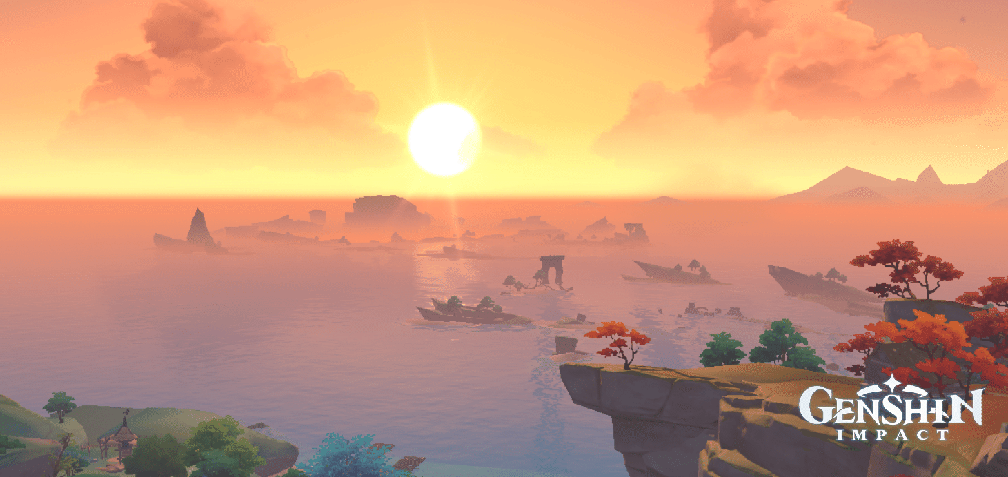 Inazuma sunset 🌅🌄 Genshin Impact | HoYoLAB