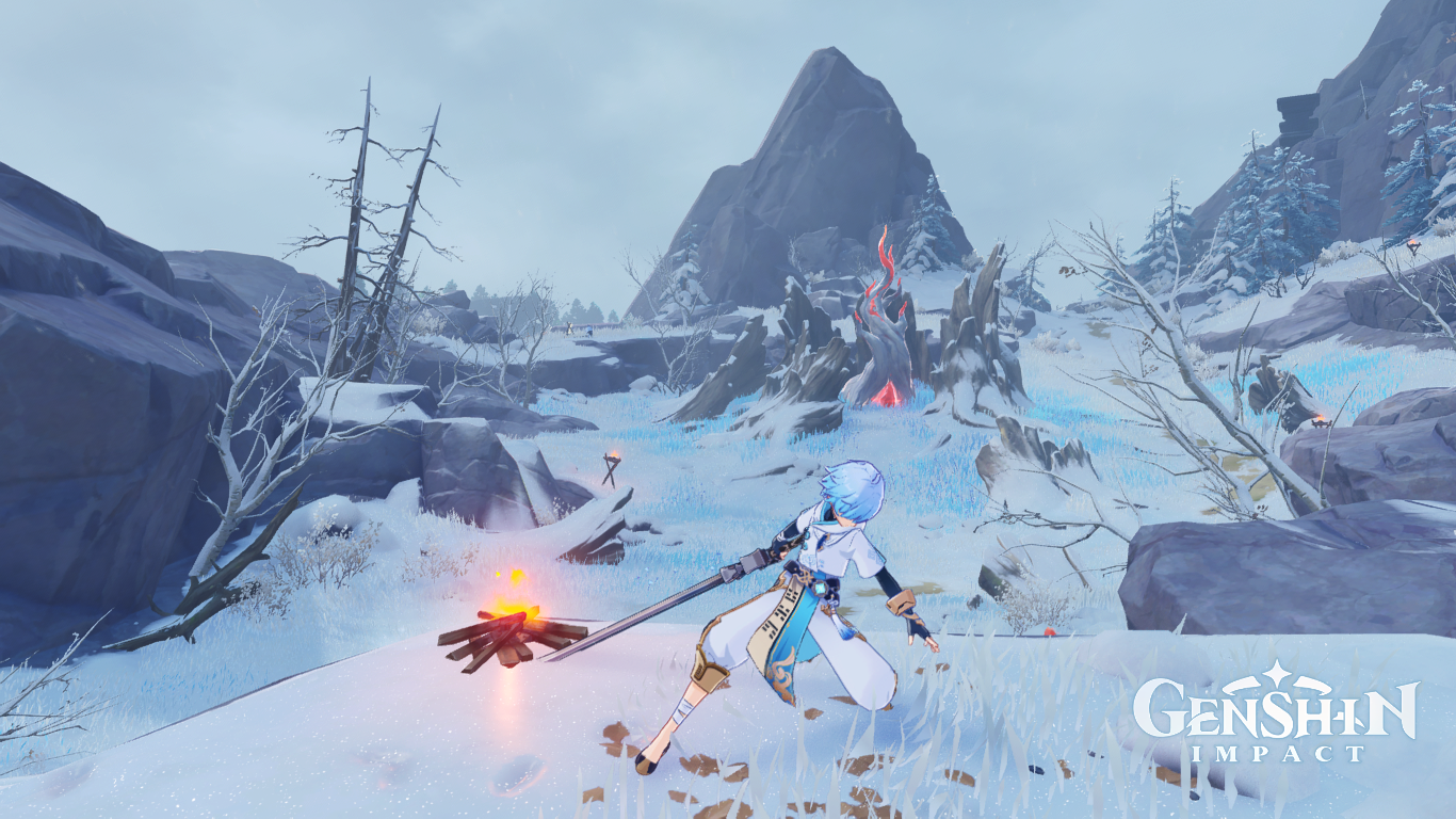 *The Snowy Path* Genshin Impact | HoYoLAB