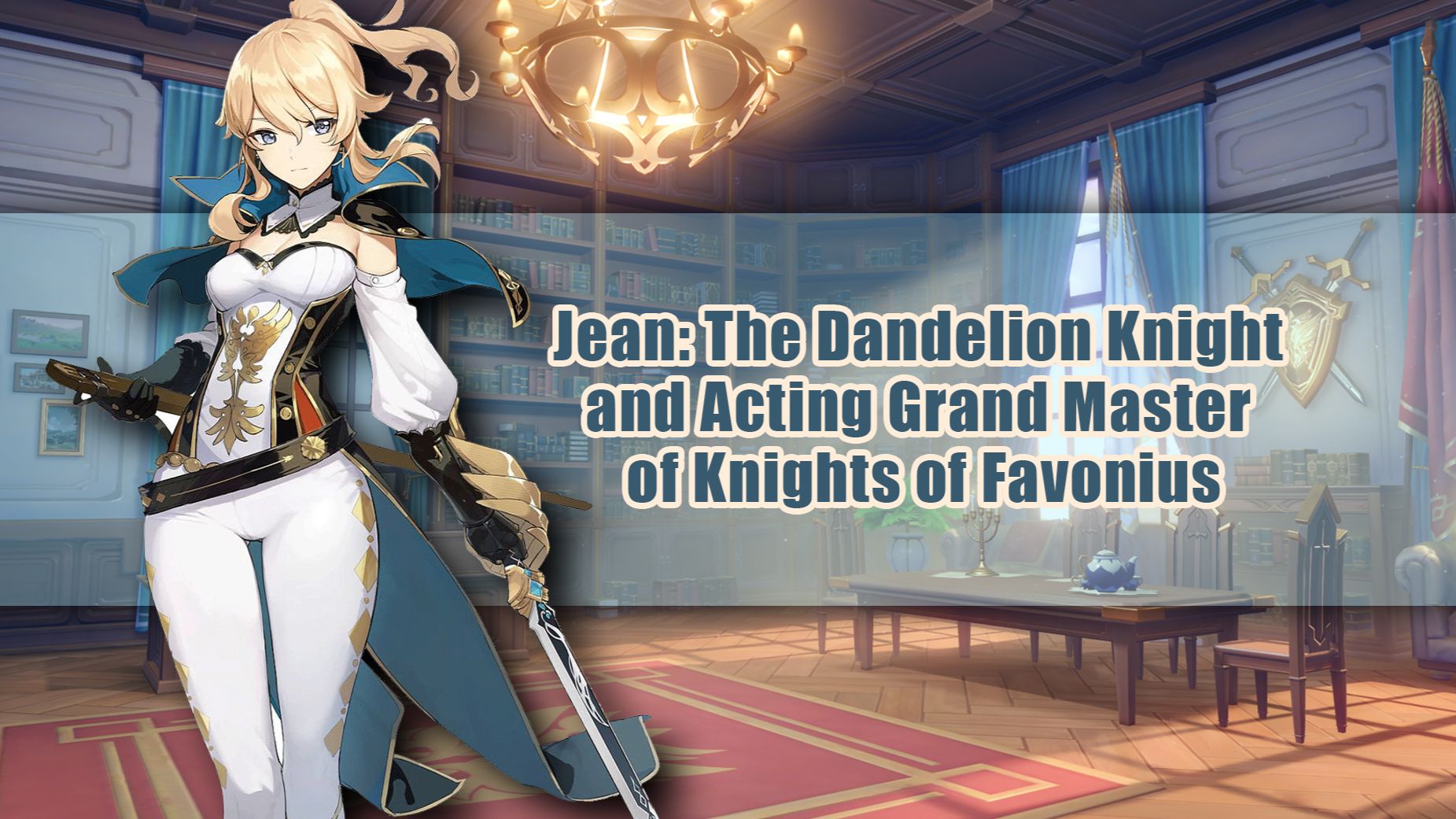 Jean: The Dandelion Knight and Acting Grand Master of Knights of Favonius Genshin Impact | HoYoLAB