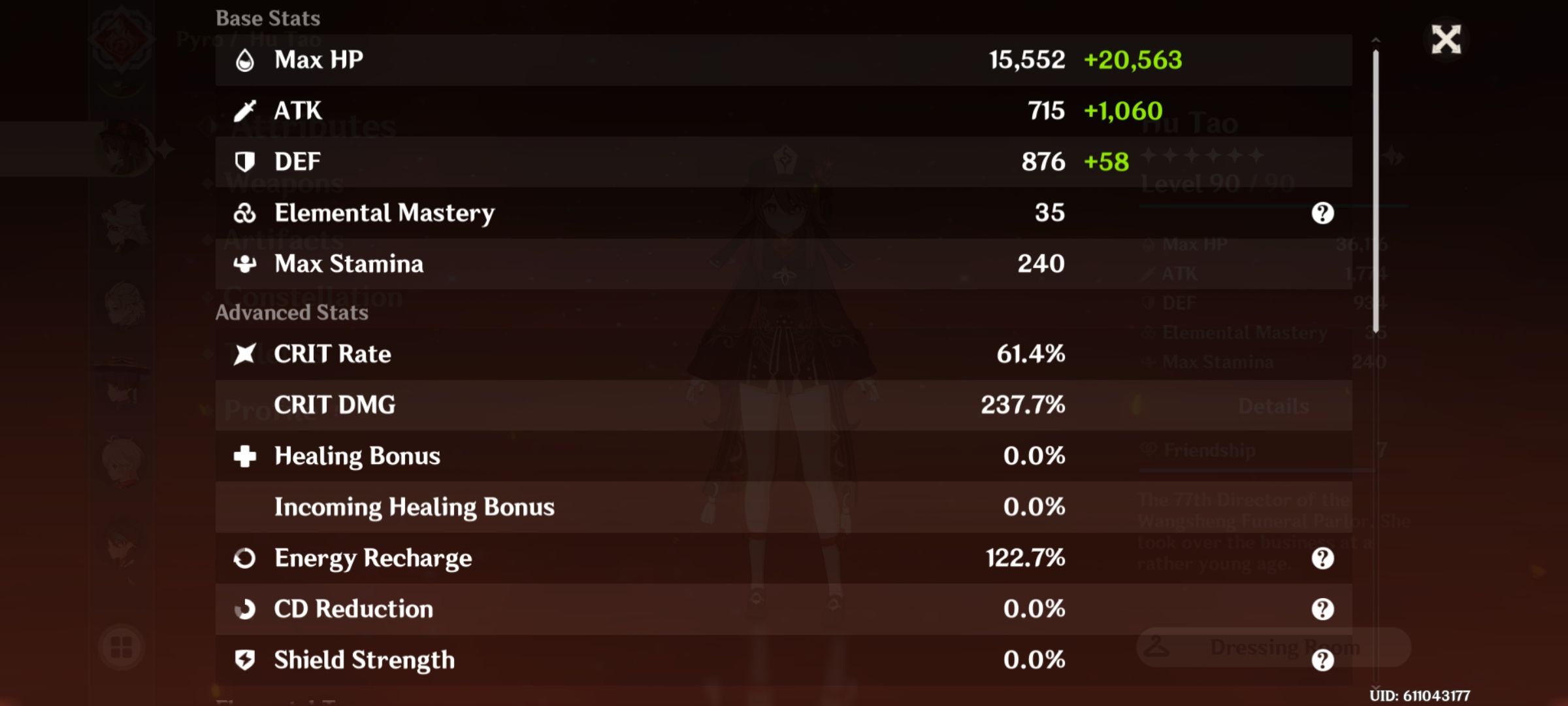 my hu tao got a slight upgrade Genshin Impact | HoYoLAB