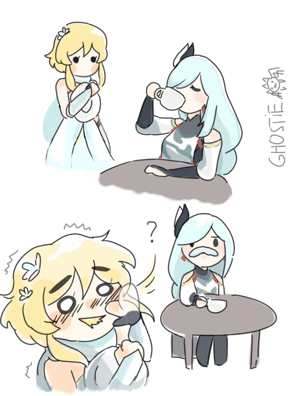 My last year's Shenhe Comic~ Genshin Impact | HoYoLAB