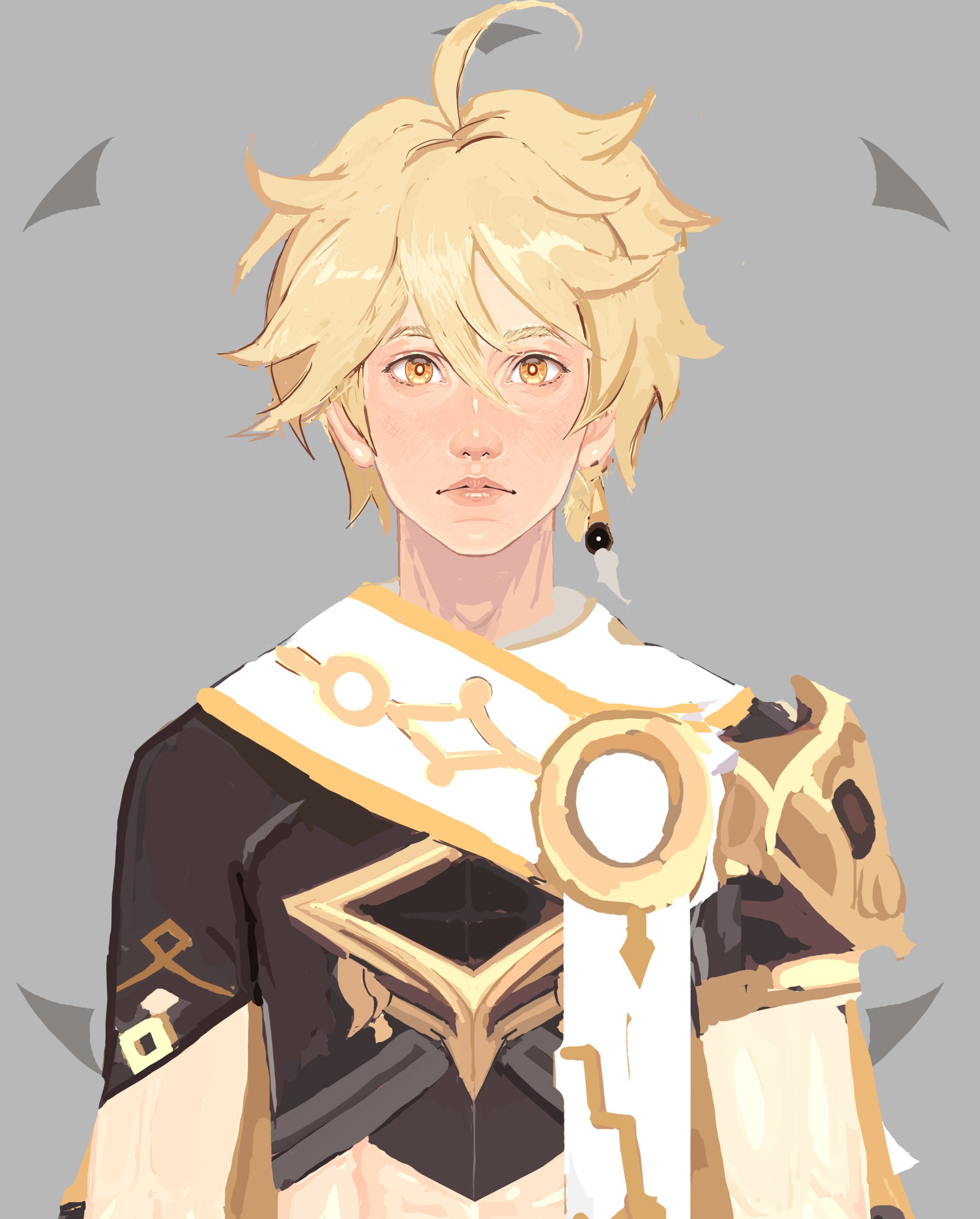 [Art] Traveler - Aether. Genshin Impact | HoYoLAB