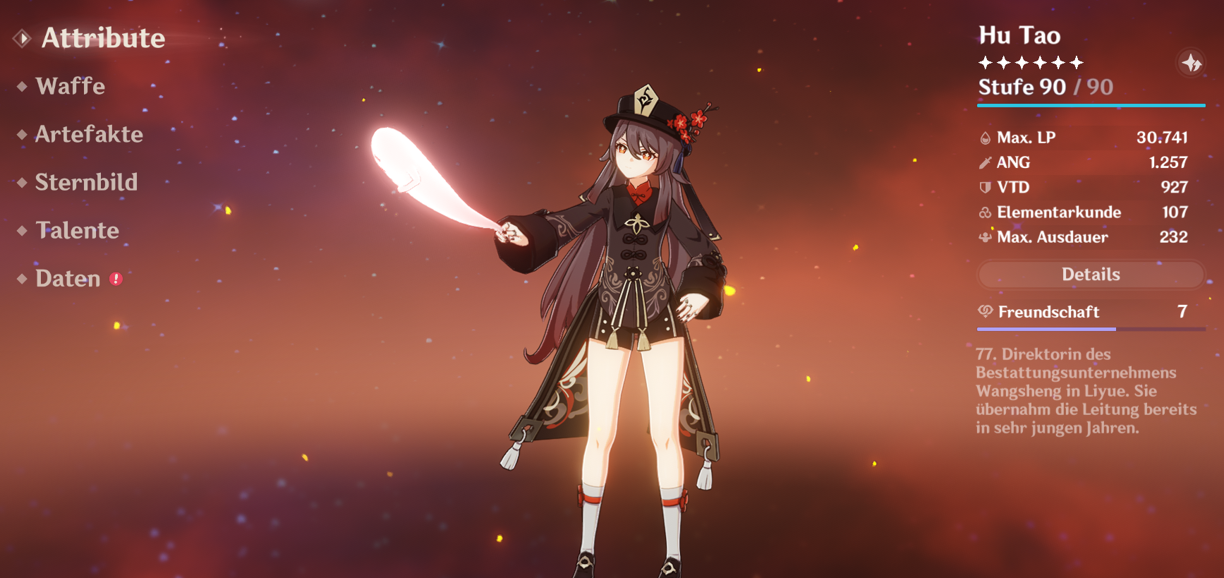 My Hu Tao Build ( With an Insane Feather) Genshin Impact | HoYoLAB