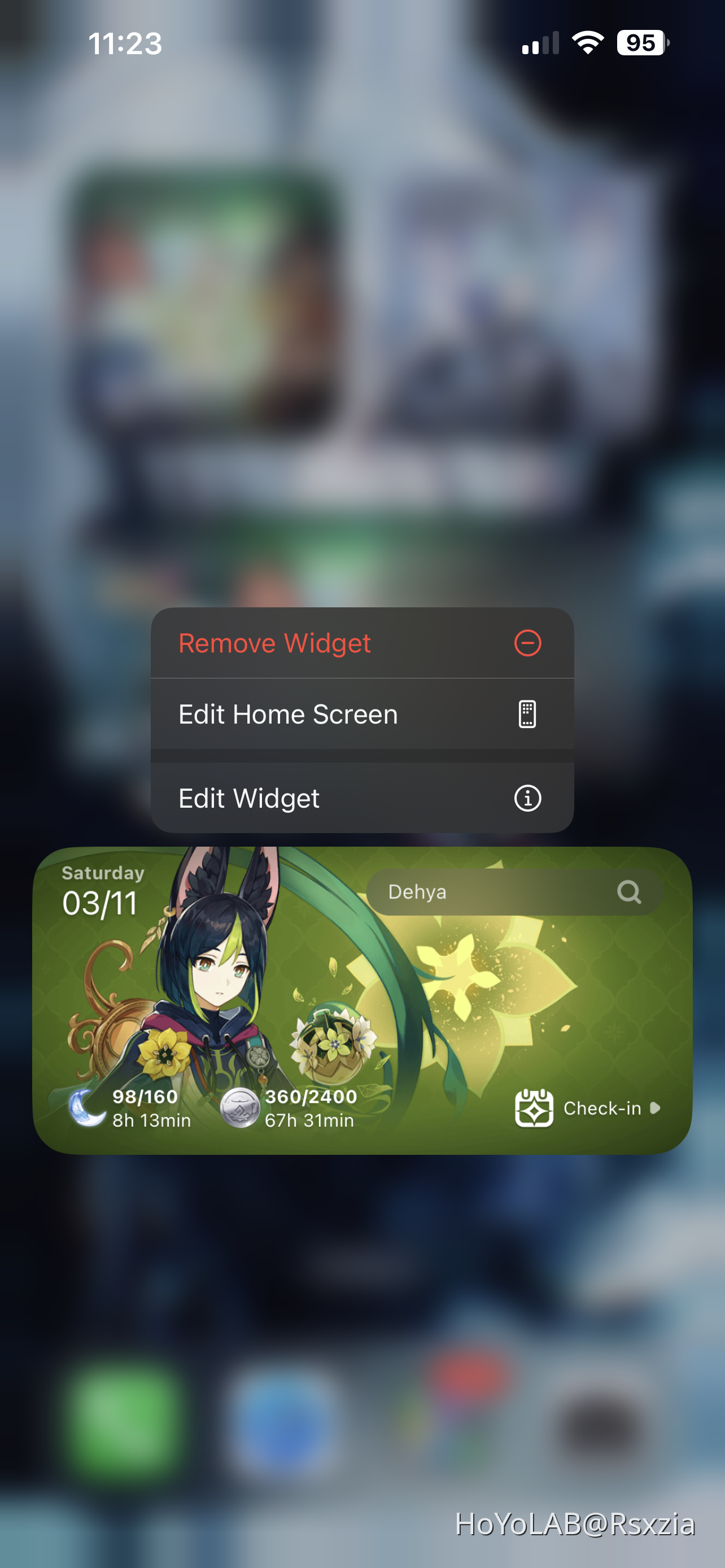 New Genshin widgets Genshin Impact | HoYoLAB