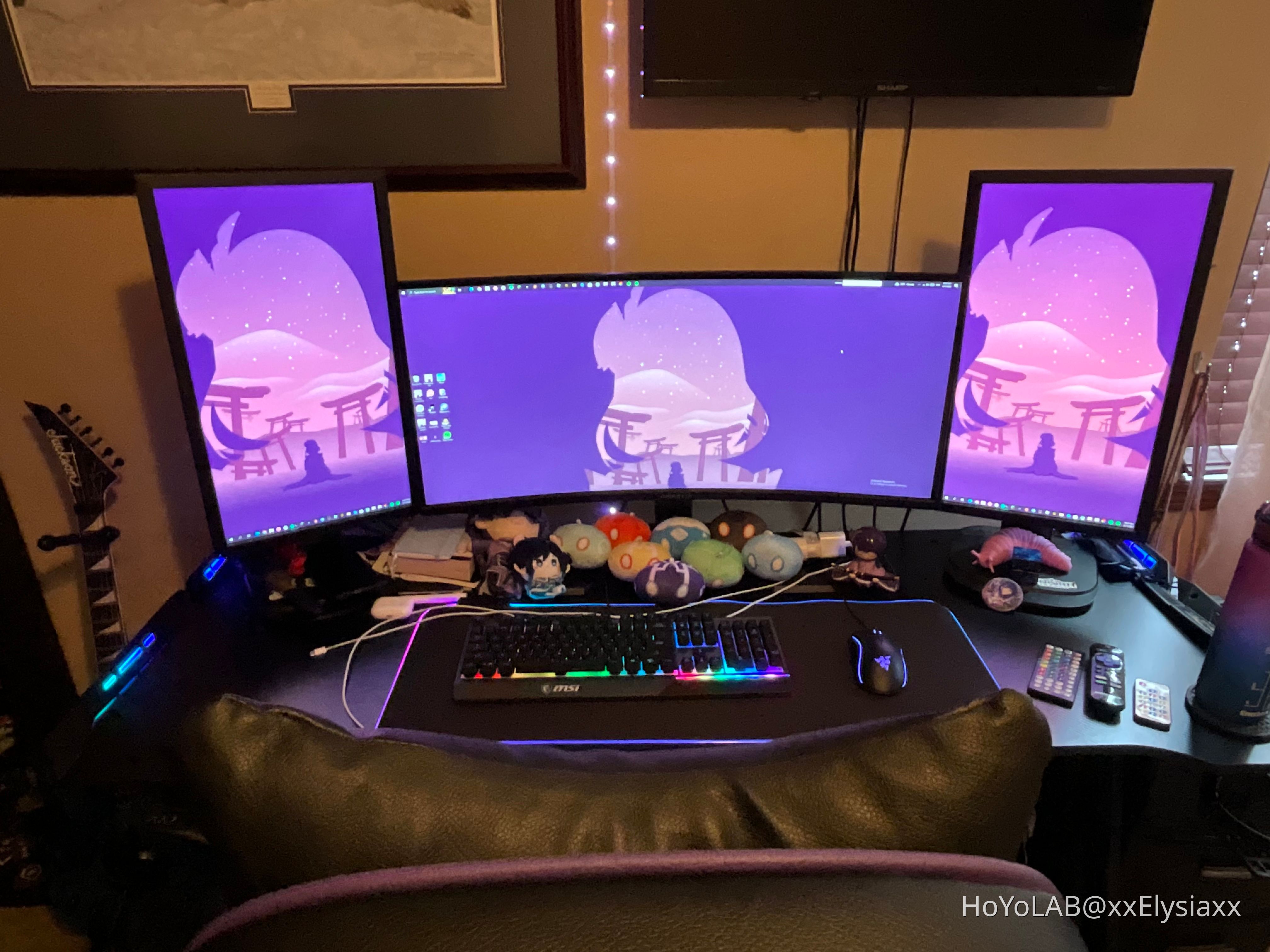 Here's my gaming set up!:) | HoYoLAB