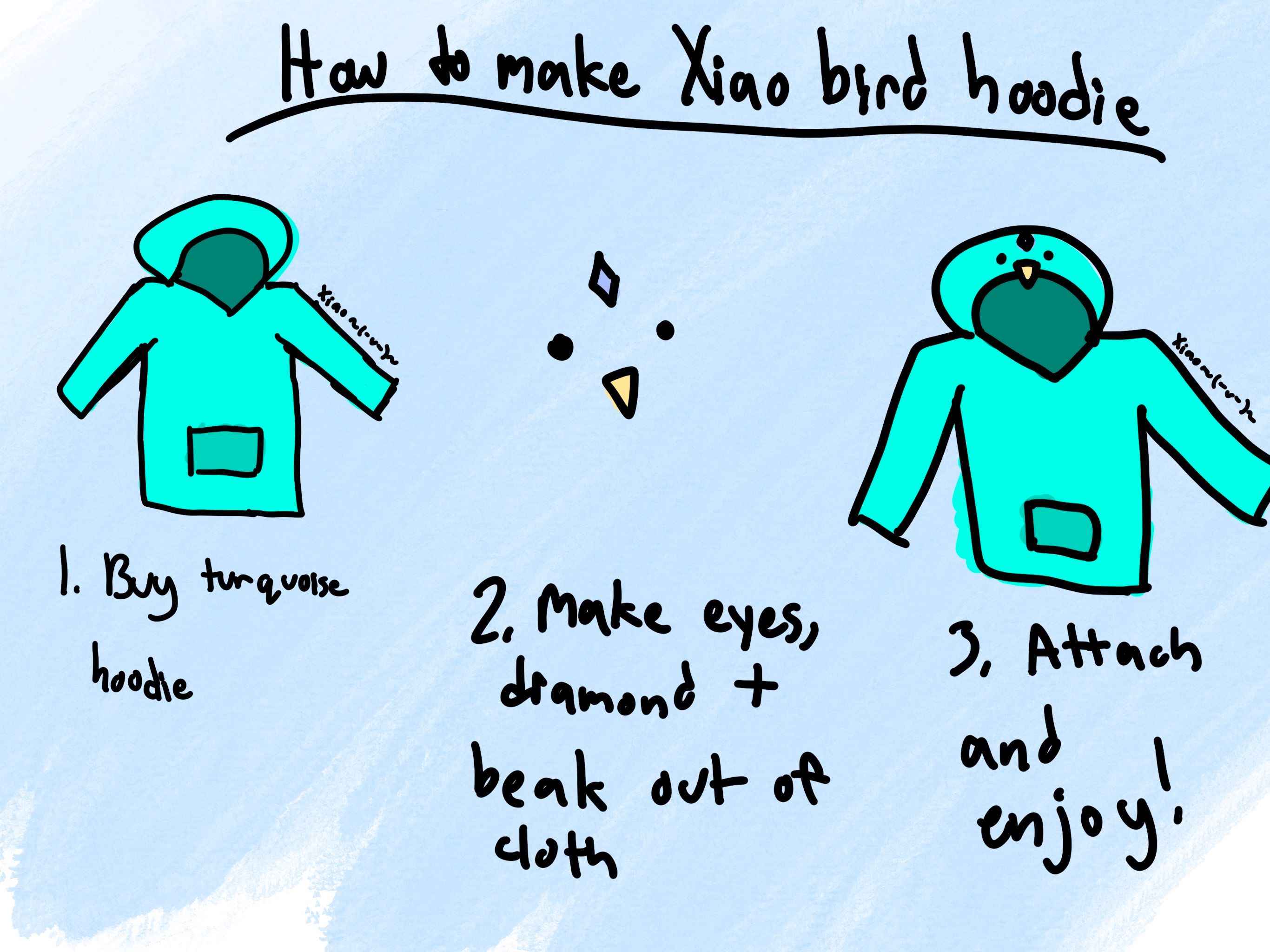 xiao bird hoodie Genshin Impact | HoYoLAB