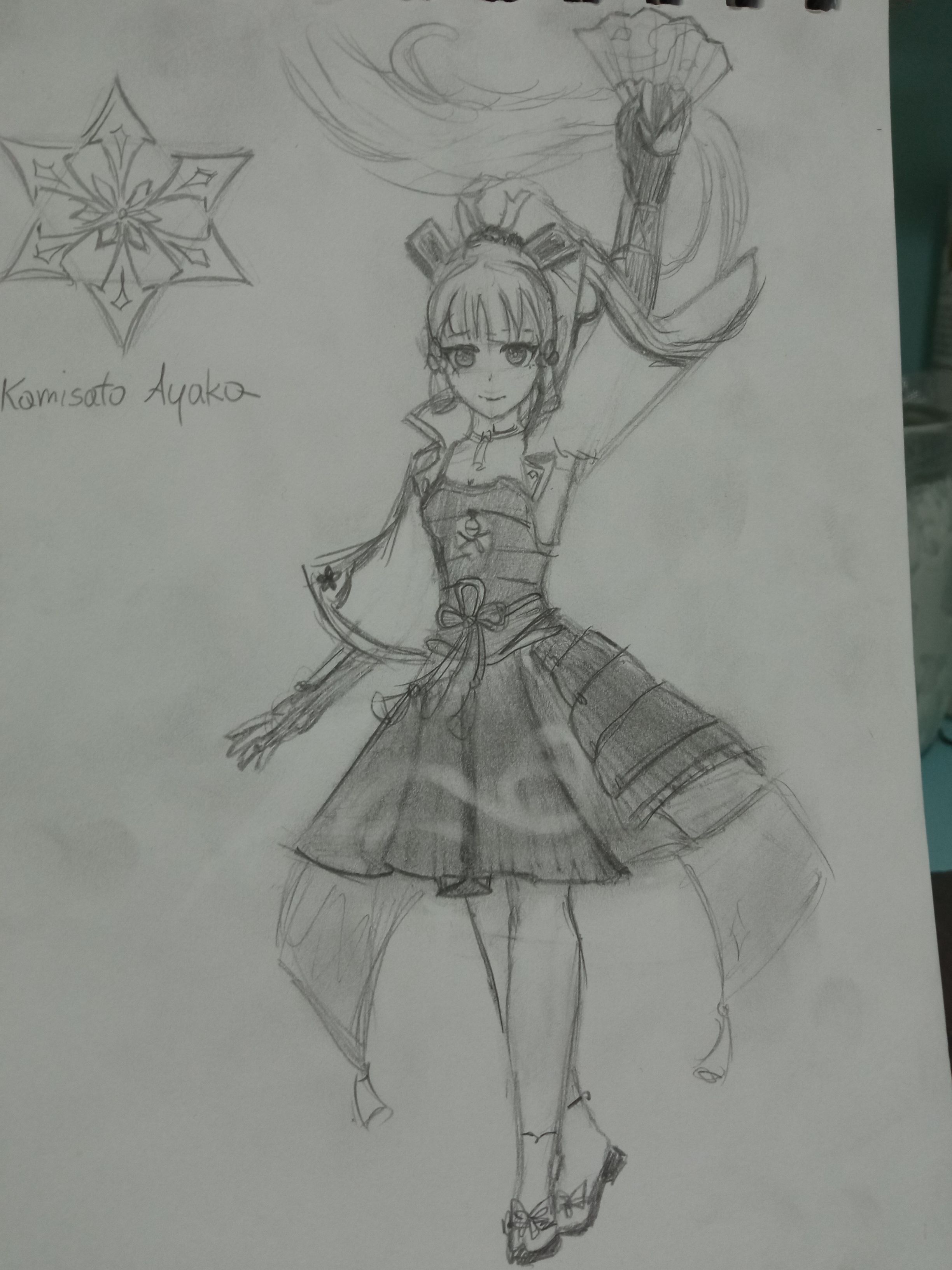my ayaya drawing bc I'm farming for her Genshin Impact | HoYoLAB