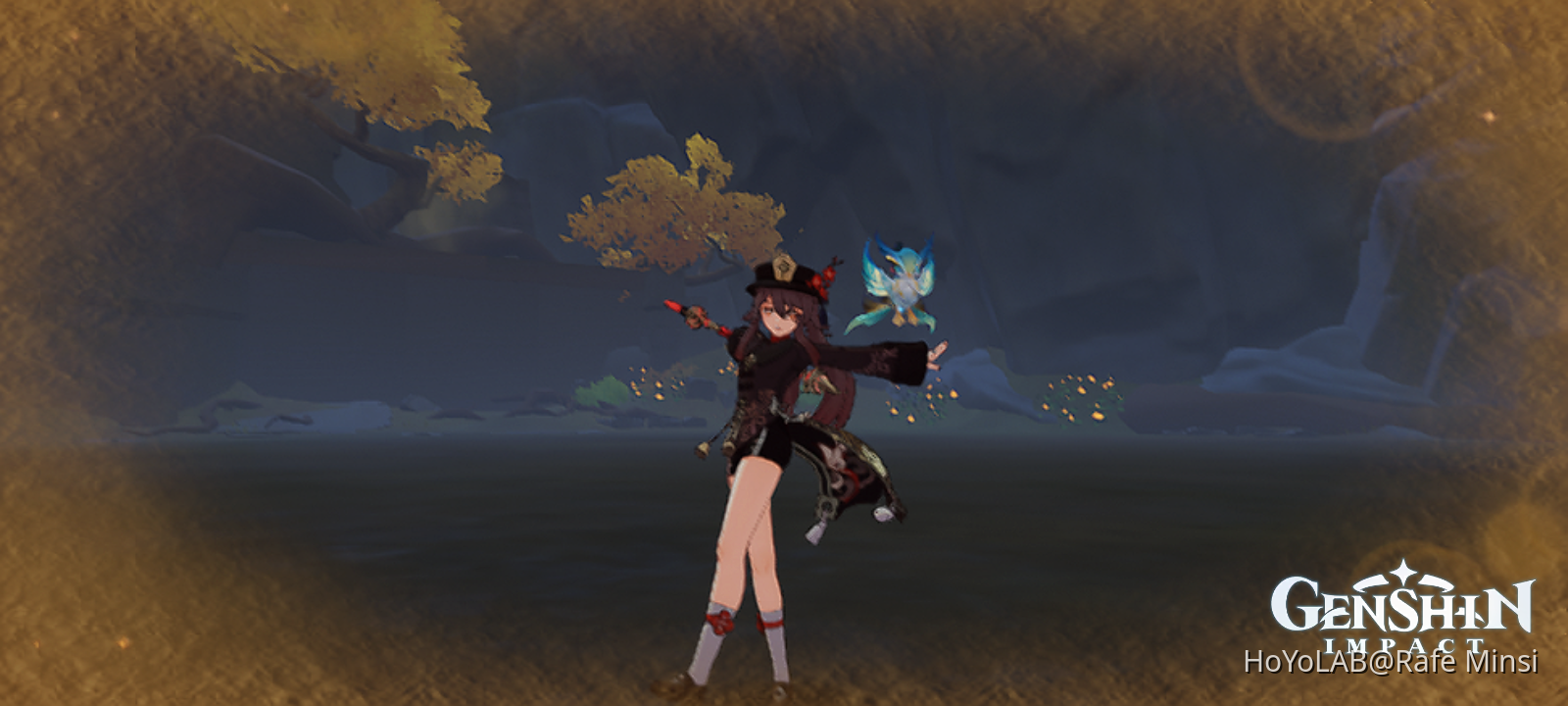 Who says you shouldn't end a fight with a little dramatic flare ...