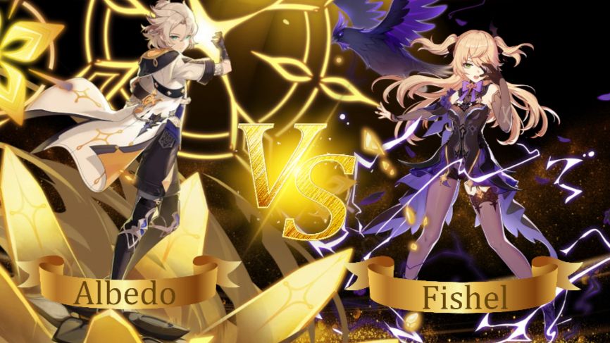 Albedo Vs. Fishel! Genshin Impact | HoYoLAB