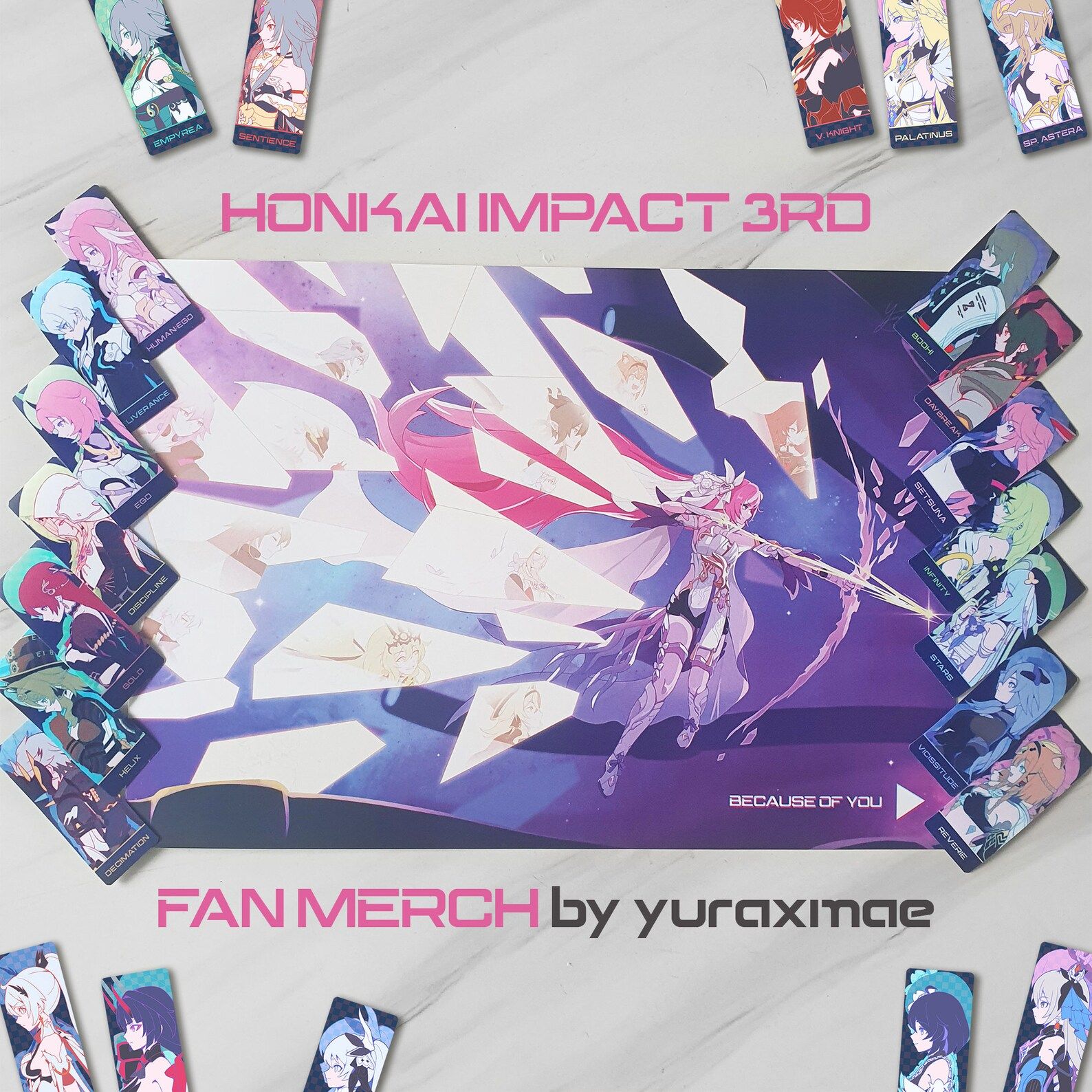 Honkai Impact FANMADE Merch [Link in description] Honkai Impact 3rd ...