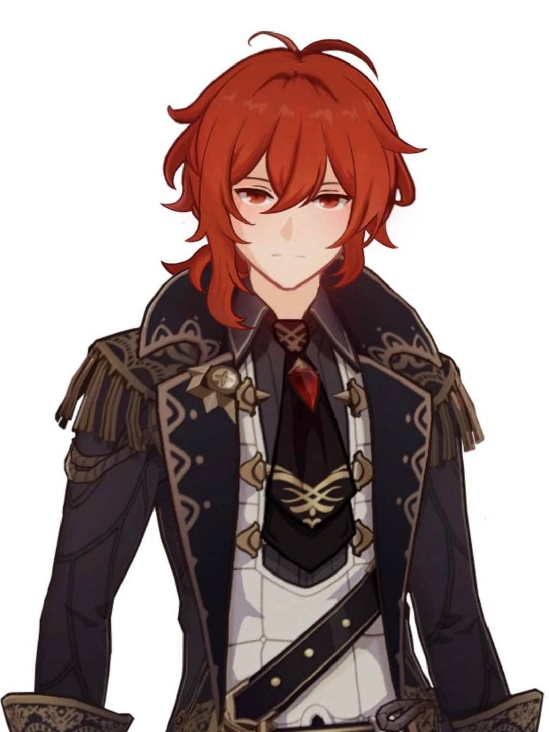 I fixed Diluc's face Genshin Impact | HoYoLAB