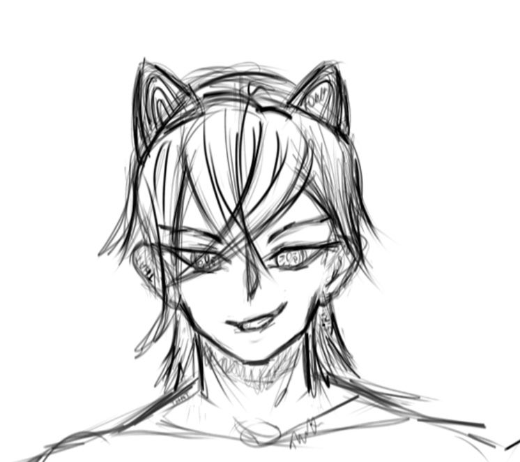 No one was drawing male dehya so I just had to try;;; Genshin Impact ...