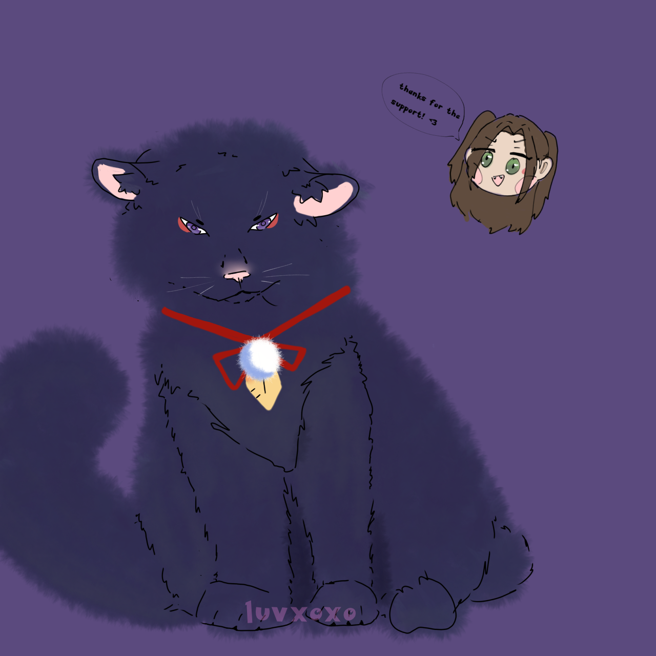 scaramouche cat drawing!! Genshin Impact | HoYoLAB