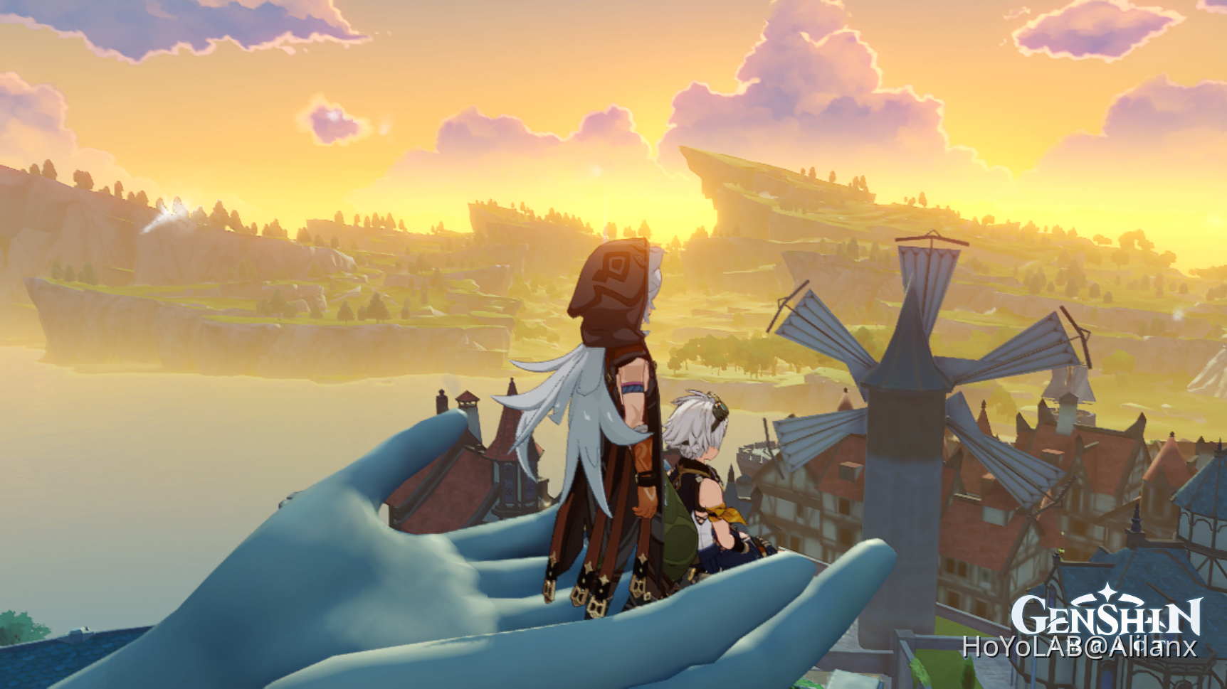 Razor and Bennett just relaxing Genshin Impact | HoYoLAB