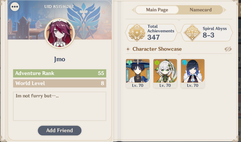 asia server signatures Genshin Impact | HoYoLAB