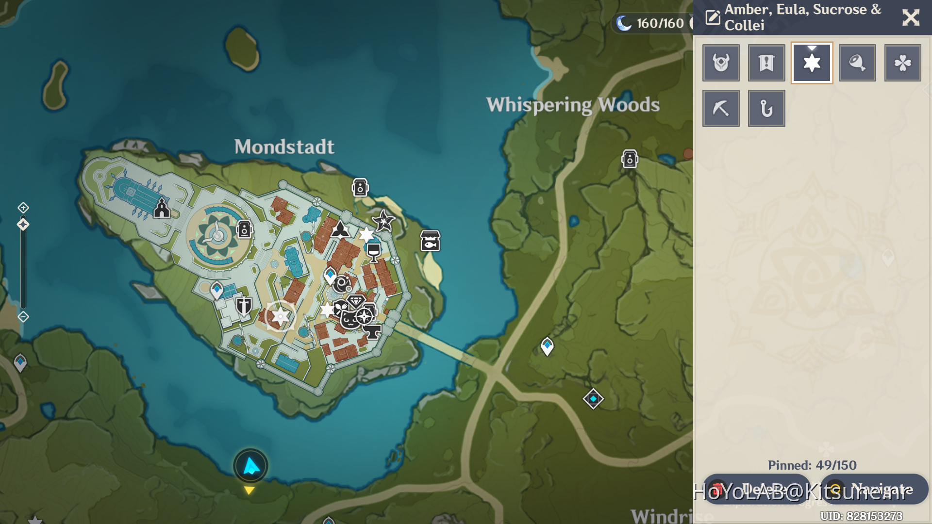 [Version 3.5] Hidden Location Amber, Collei, Eula & Sucrose (Act III ...