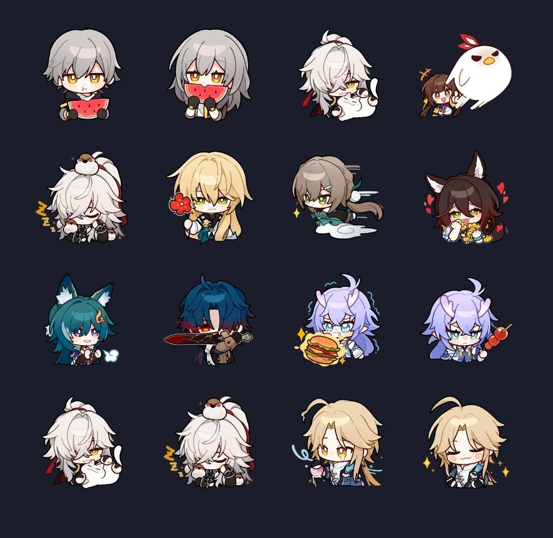 the new stickers are adorable omgs. Honkai: Star Rail | HoYoLAB