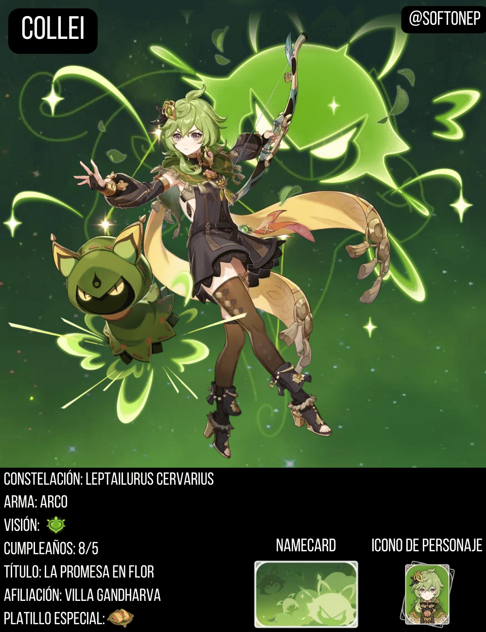 Build de Collei [Support] [Guía versión 3.5] | SoftoneP Genshin Impact ...