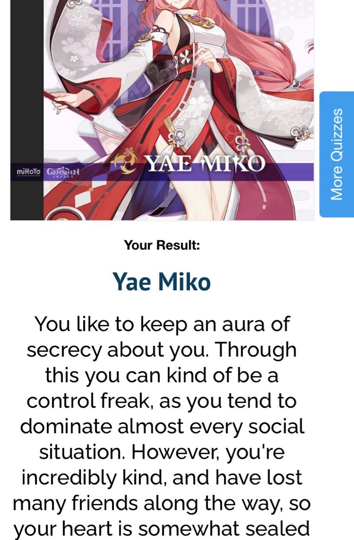 Imagine being kinned with yeah Miko Genshin Impact | HoYoLAB