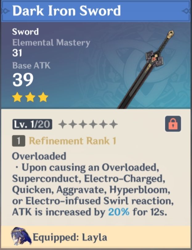 Rare Sword Genshin Impact | HoYoLAB