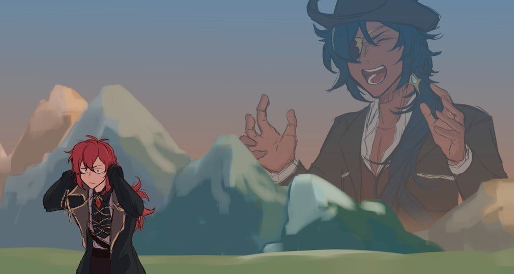 just Kaeya and Diluc being a chaotic comedy duo Genshin Impact | HoYoLAB