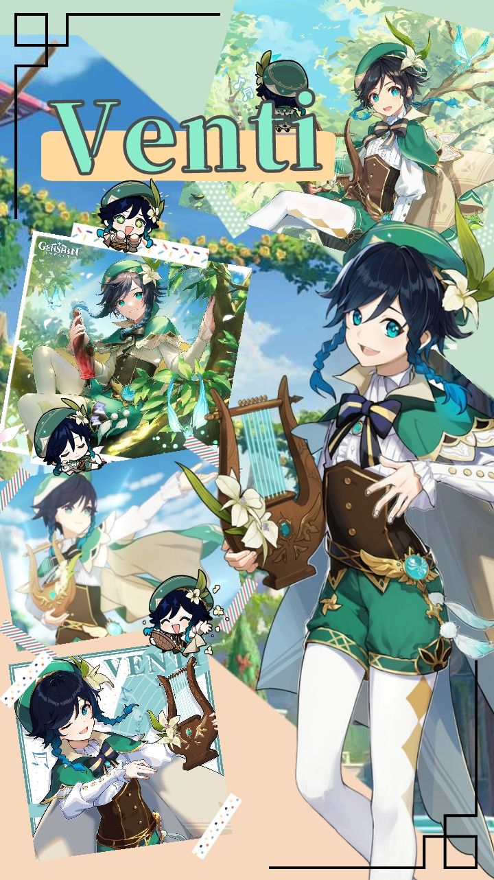 Venti Wallpaper - made by me! Genshin Impact | HoYoLAB