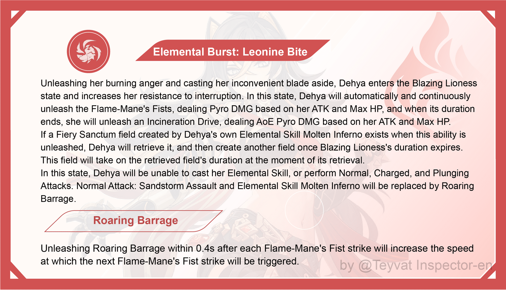 [V3.5] Dehya Advanced Guide – Core Mechanics/Artifact/Team Comp Full Analysis Genshin Impact ...