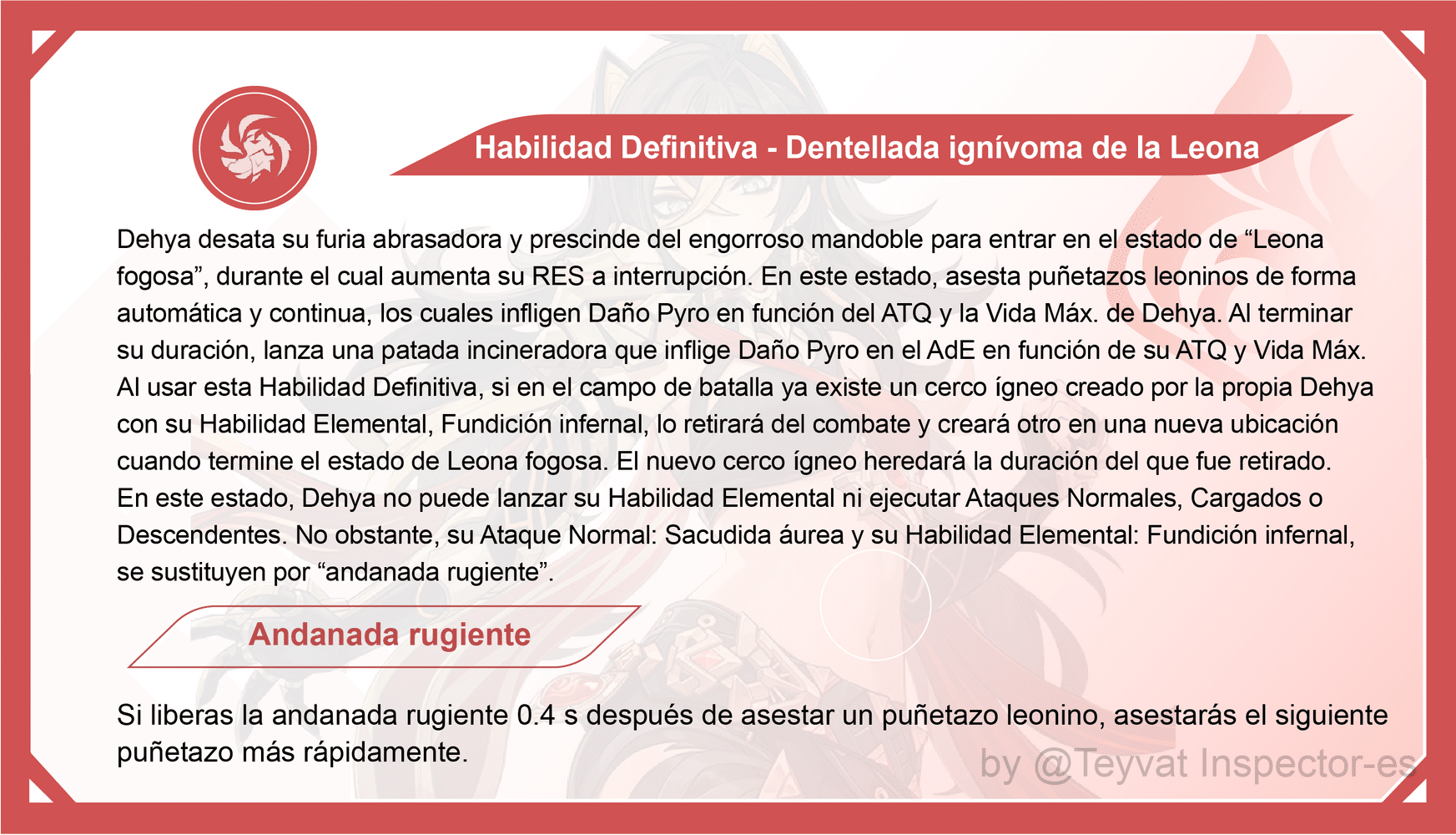 [Versión 3.5] Guía avanzada de Dehya - Un análisis completo de sus ...