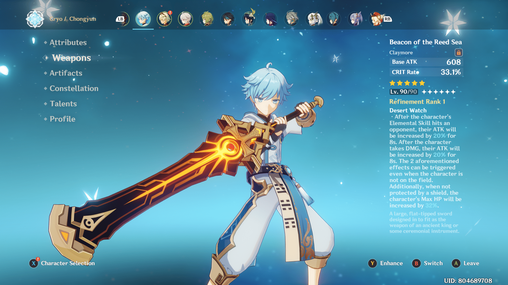 [Version 3.5] Sub-DPS Chongyun — Should you upgrade to Beacon of the ...