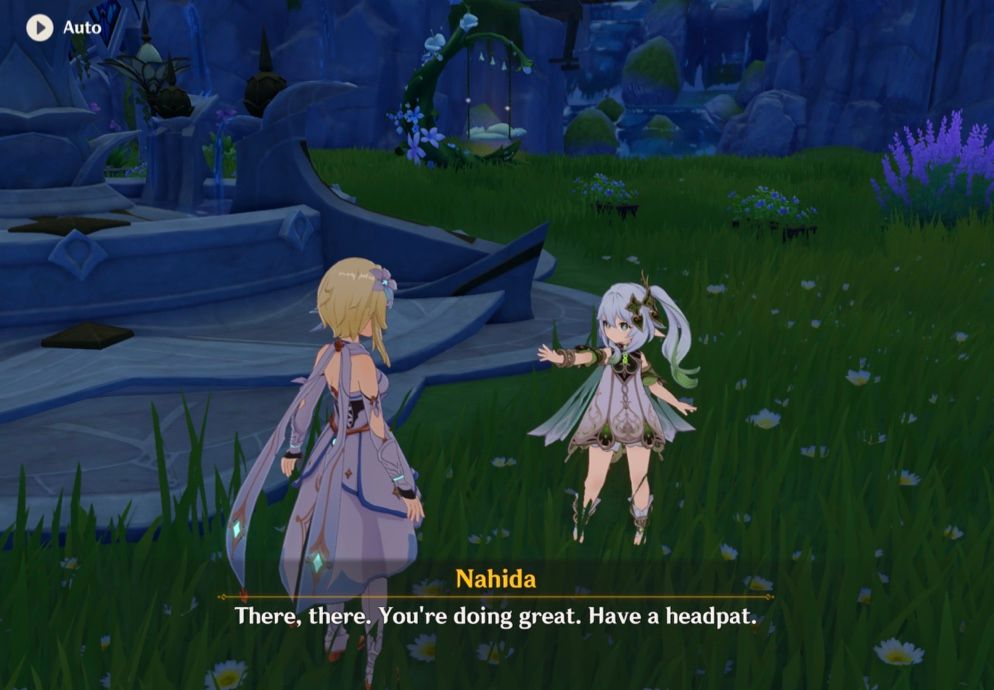 Yes. I got a headpat from Nahida!!!!! Genshin Impact | HoYoLAB