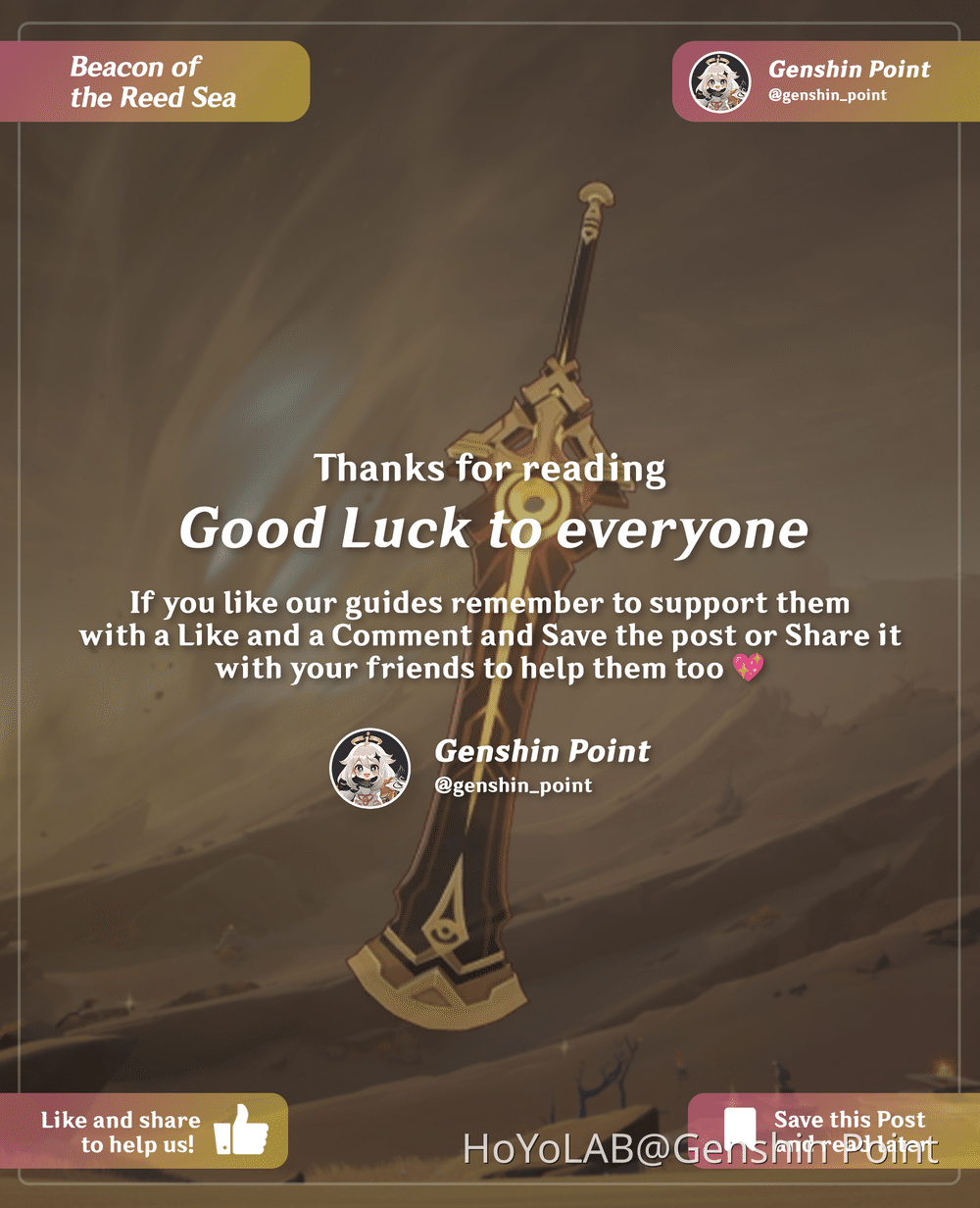 Beacon of the Reed Sea - Weapon Guide Genshin Impact | HoYoLAB