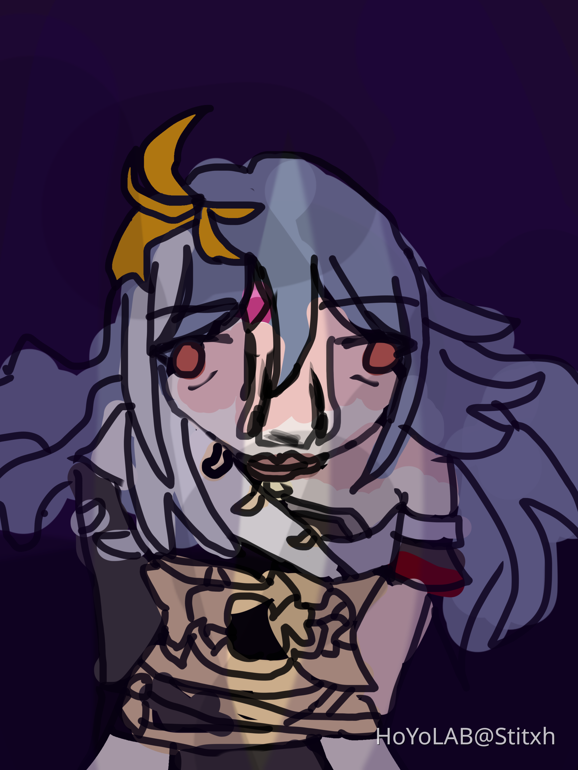 STAR_Y life was not so yatta for fu hua when I drew her Honkai Impact ...