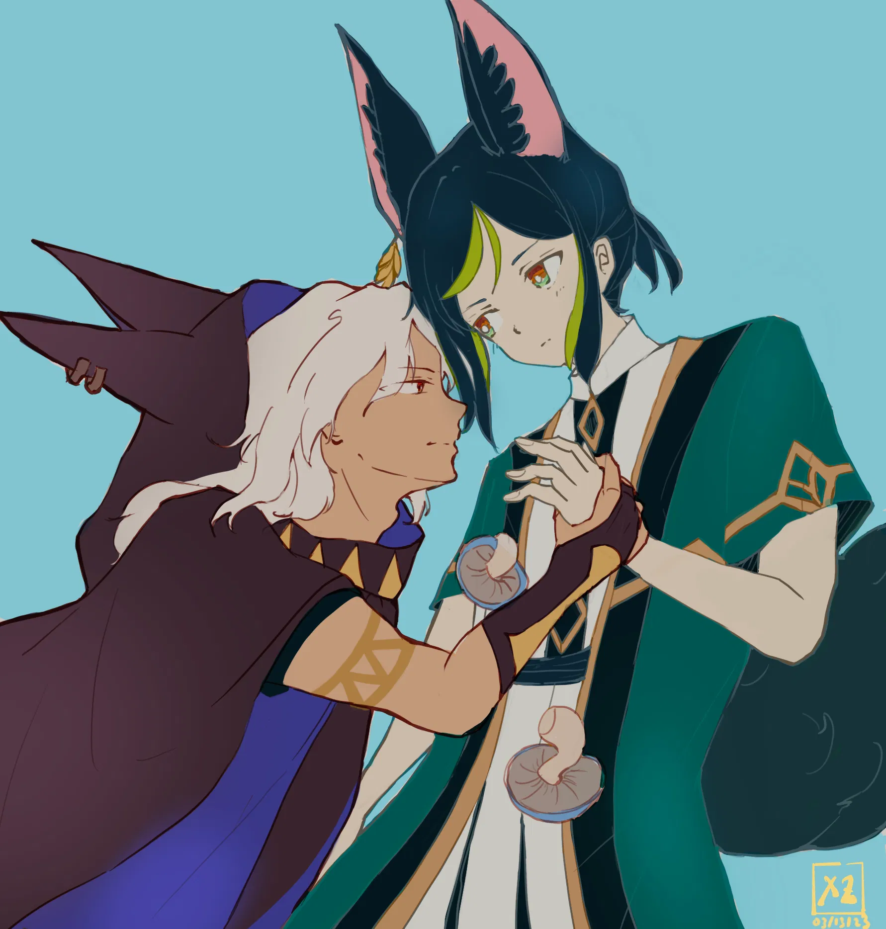 Cyno x Tighnari old akademiya days Genshin Impact | HoYoLAB