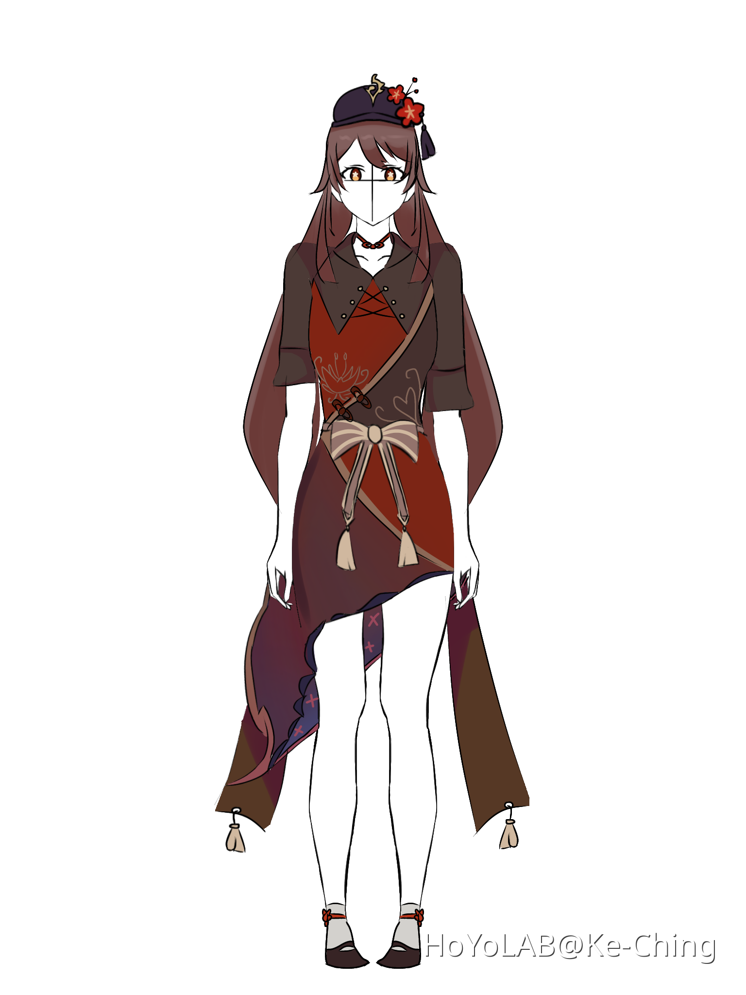 Hu Tao Inspired dress! Genshin Impact | HoYoLAB