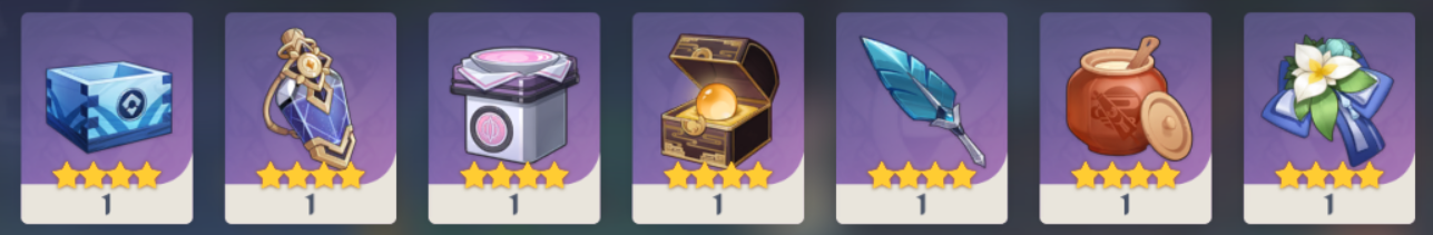 never r5ed the event's weapons ~ Genshin Impact | HoYoLAB