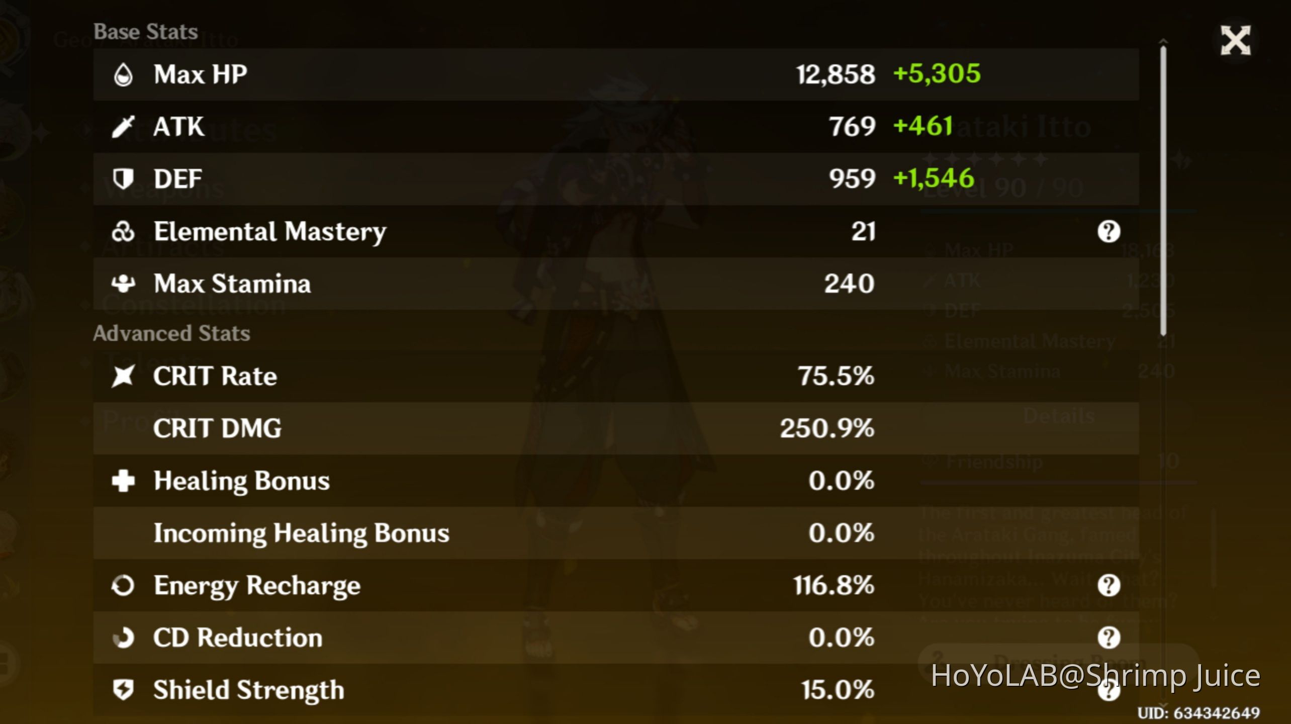 My highest Crit Rate to Crit Damage Genshin Impact | HoYoLAB