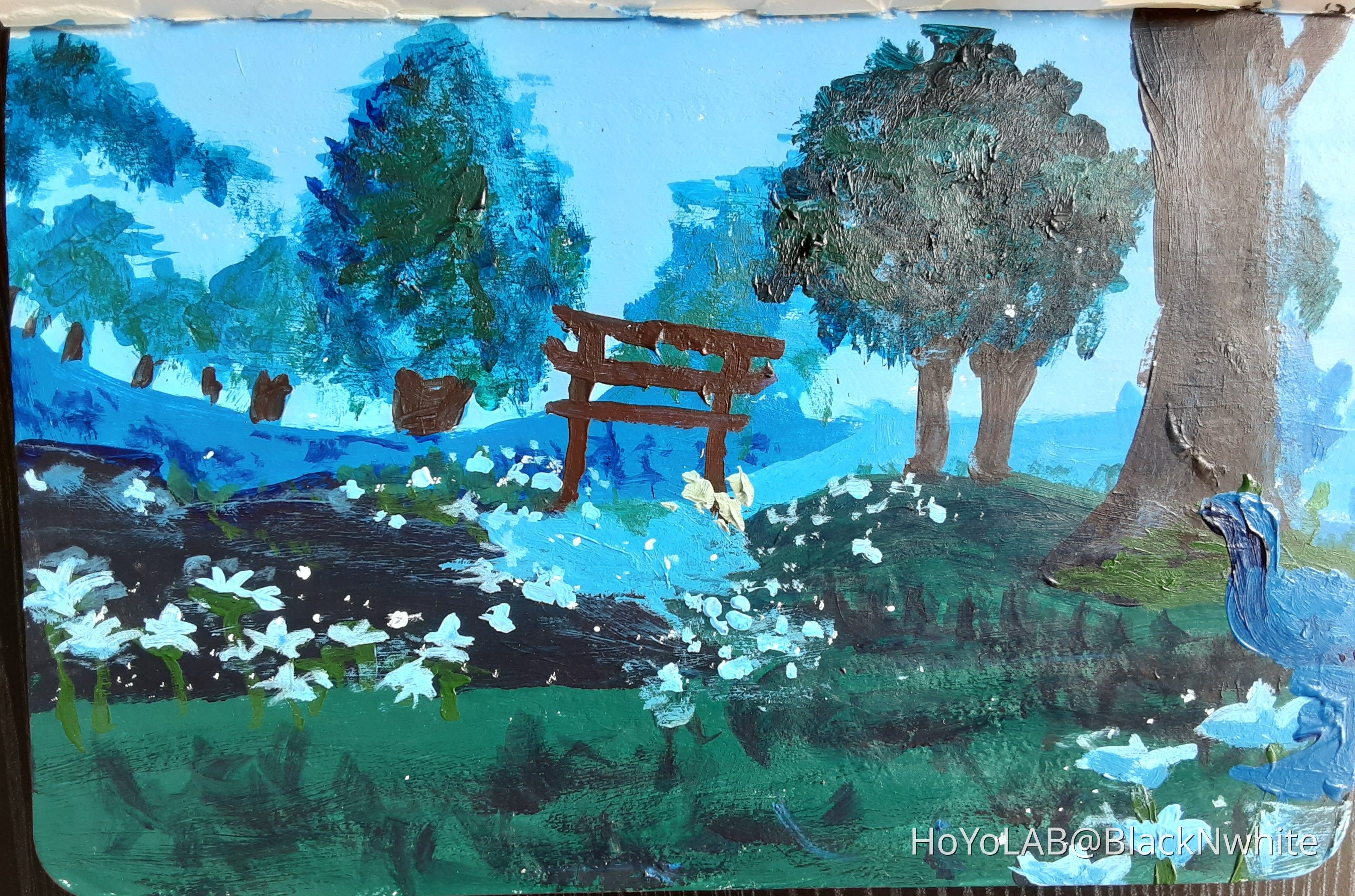 Acrylic Painting (Inazuma) Genshin Impact | HoYoLAB