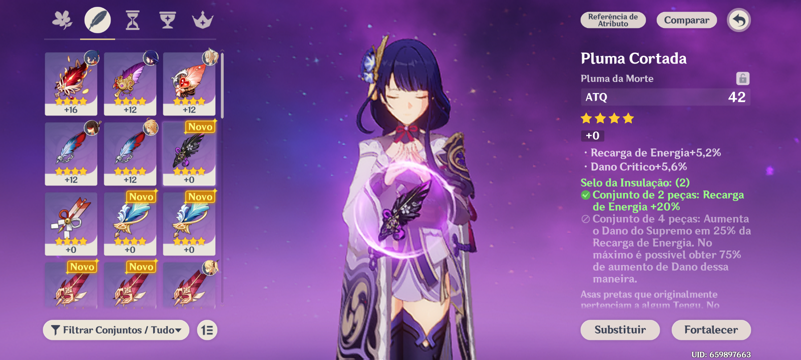 farmando artefatos pra Shogun Genshin Impact | HoYoLAB