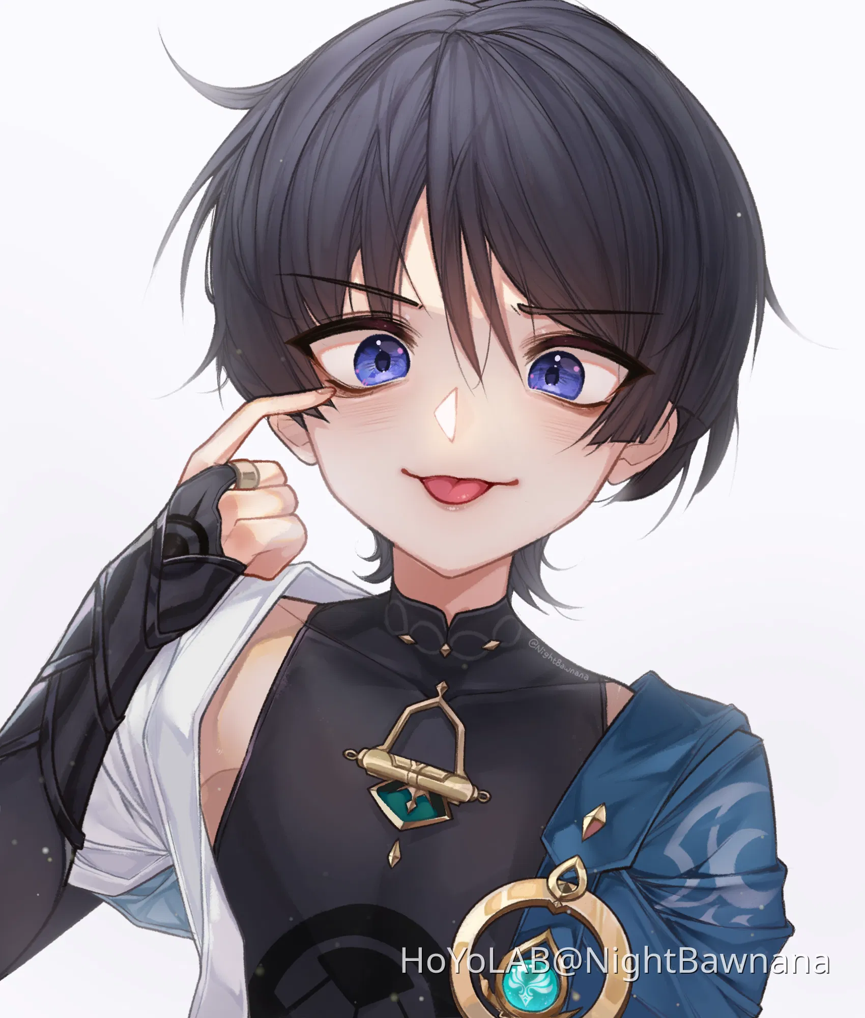 Bleh! | Wanderer Fanart Genshin Impact | HoYoLAB