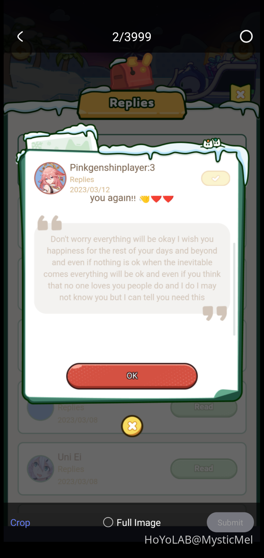 Paimon read this also probably one of the sweetest replies I have ever ...